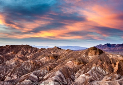 Zabriskie Point at Sunset, Death Valley National Park, California | Ed Leckert Images
